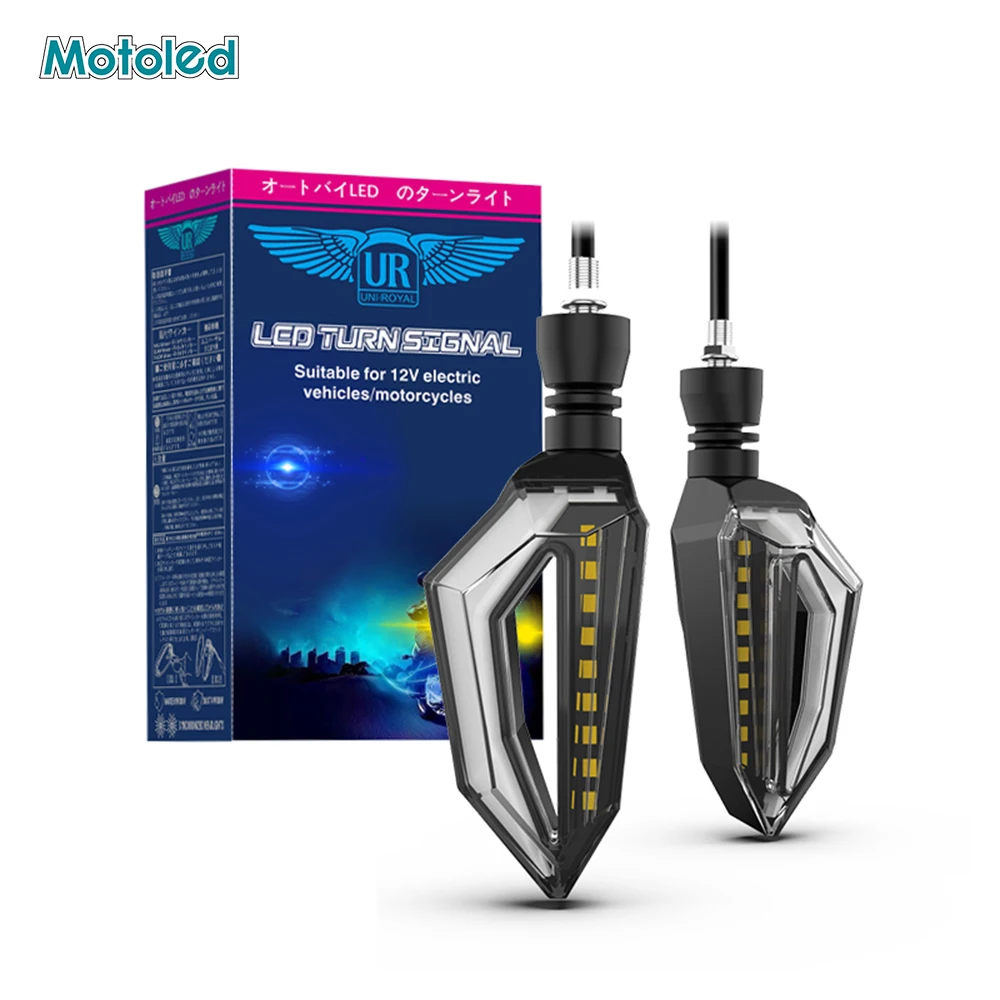 Motoled-Universal-Motorcycle-Turn-Signals-Light-12V-Waterproof-Flasher-Indicator-LED-Flowing ...