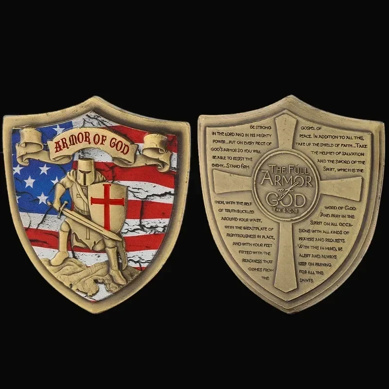 US-Armor-Of-God-Masonic-Knights-Templar-Commemorative-Badge-Cross ...