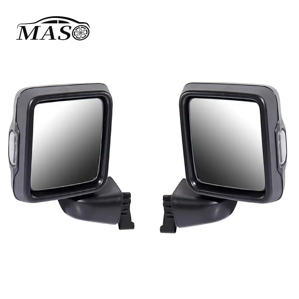 1pc Car Heated Side Rearview Mirror with Turn Signal Light Left/Right ...