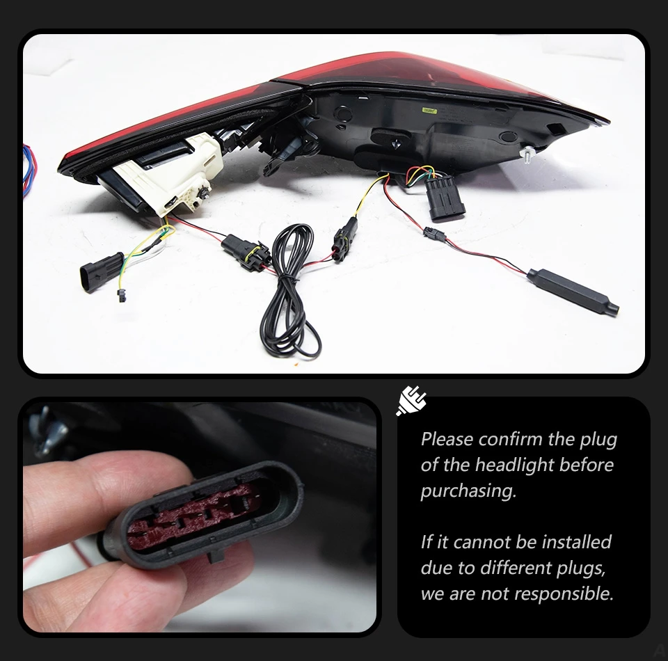 Car Lights for Maserati Ghibli LED Tail lamp light 2014-2022 Rear lamp ...