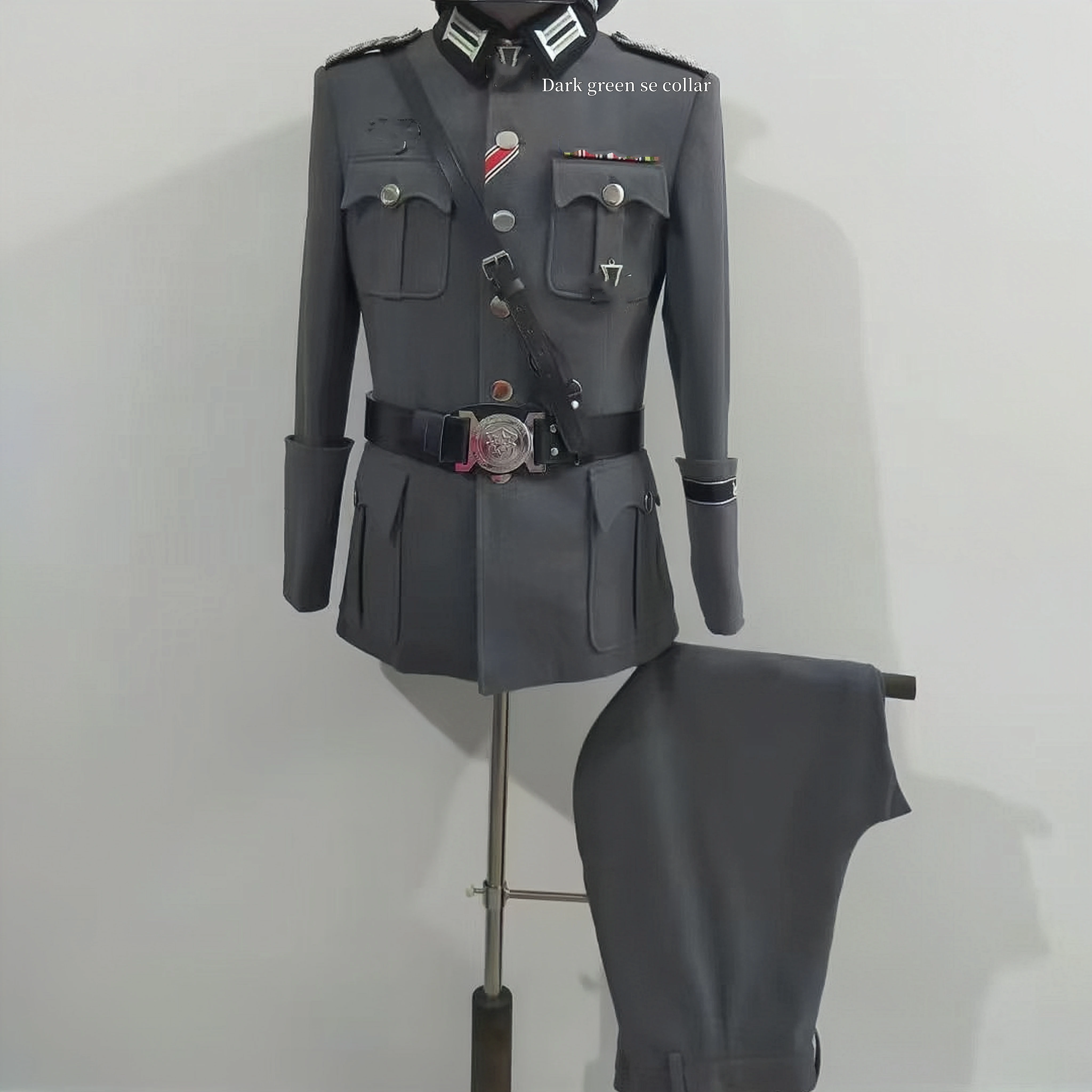 German M36 Field Gray Uniform High-Quality Wool Uniform with ...