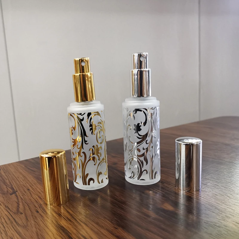 Perfume Bottle Travel 12ML 50ML Spray Bottle Cosmetic Containers Glass ...