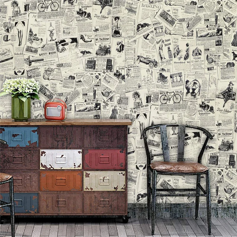Newspaper Wallpaper For Walls