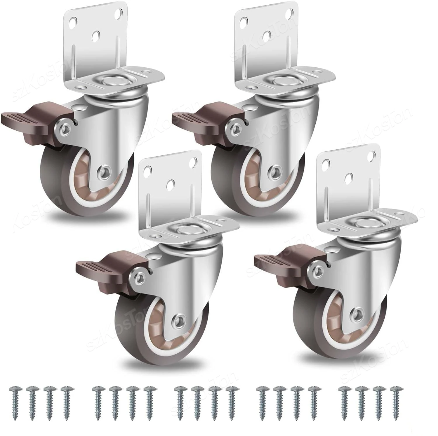 4pcs-lot-Universal-Swivel-Casters-for-Table-Chair-Sofa-with-Safety ...