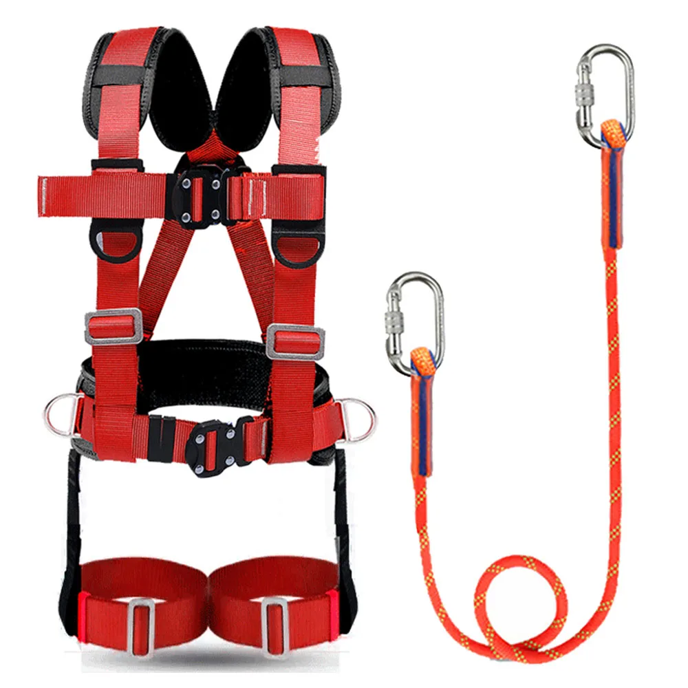 High-altitude-Work-Safety-Belt-Full-Body-Harness-Rope-Outdoor-Climbing ...
