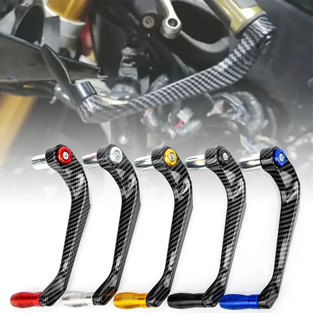 Motorcycle Cnc Aluminum Alloy Handlebar Brake Clutch Lever Hand Guard ...