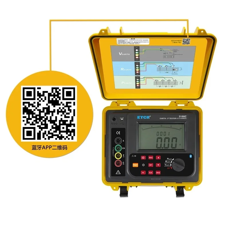 Medidor-de-resistencia-de-tierra-ETCR3100C-ETCR3000C-medidor-de-resistencia-de-voltaje-de-tierra ...