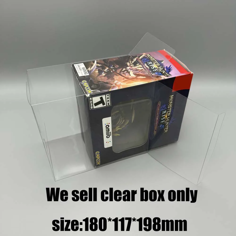 Transparent box For Switch Monster Hunter Rise Magnamalo Amiibo Bundle ...