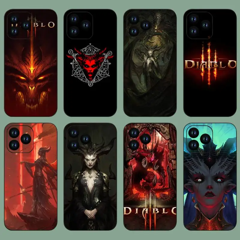 Funda-de-tel-fono-de-juego-Diablo-IV-carcasa-para-iPhone-11-12-13-14 ...