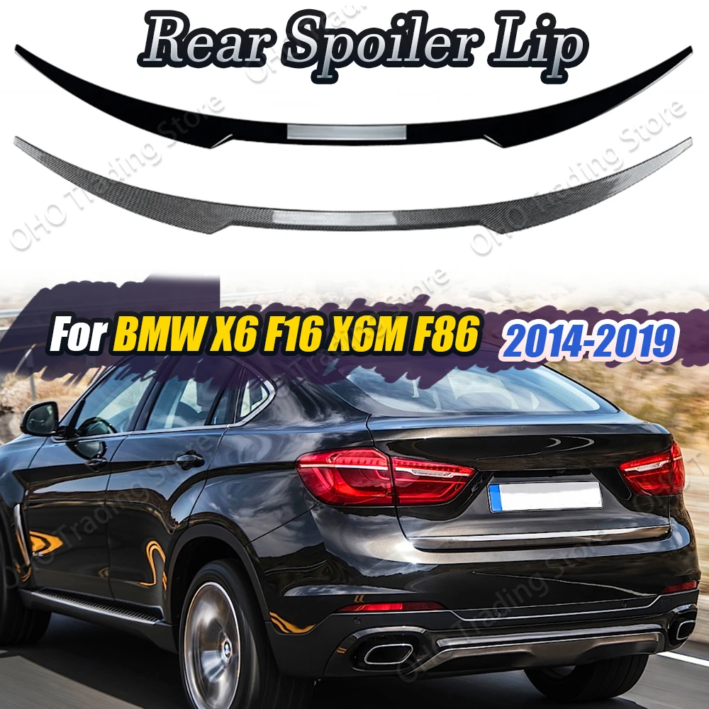 M4 Style Car Rear Trunk Roof Spoiler For BMW X6 F16 X6M 2014 2015 2016 ...