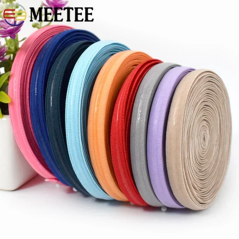 2-4-10M-10mm-Silicone-Elastic-Band-For-Clothes-Bra-Non-slip-Stretch ...