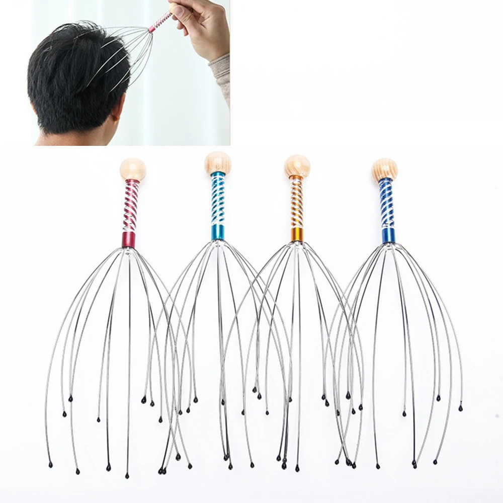 1/2/5pcs Head Massager Head Scratching Octopus Scalp Non Soul Extractor ...