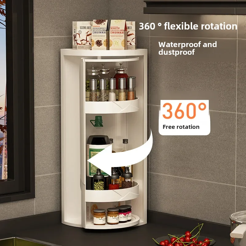 Triangle-Storage-Rack-Kitchen-Supplies-Corner-Storage-Shelf-Tabletop ...