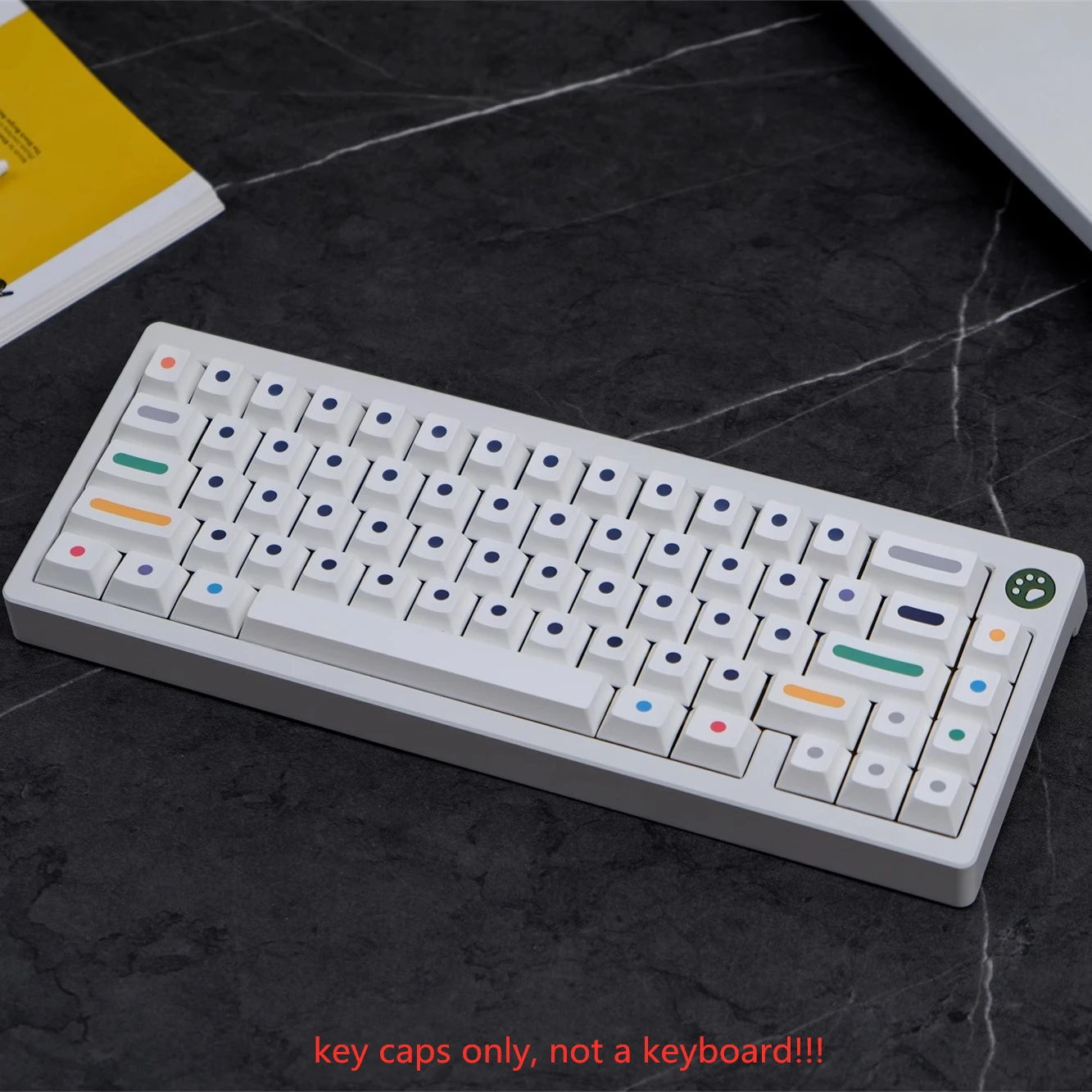 133 Keys/set Clone GMK Dots Keycaps PBT Dye Subbed Key Caps Cherry ...