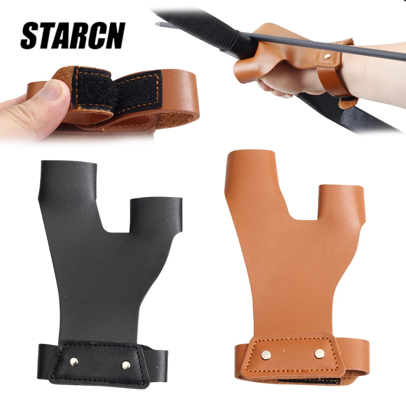 Archery-Finger-Glove-Hand-Guard-Outdoor-Hunting-Shooting-Practice ...