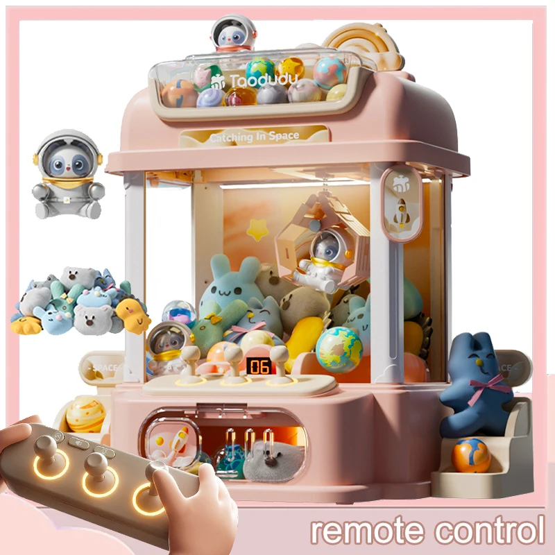 Remote-Operation-Doll-Claw-Machine-Kids-Coin-Operated-Play-Game-Mini ...