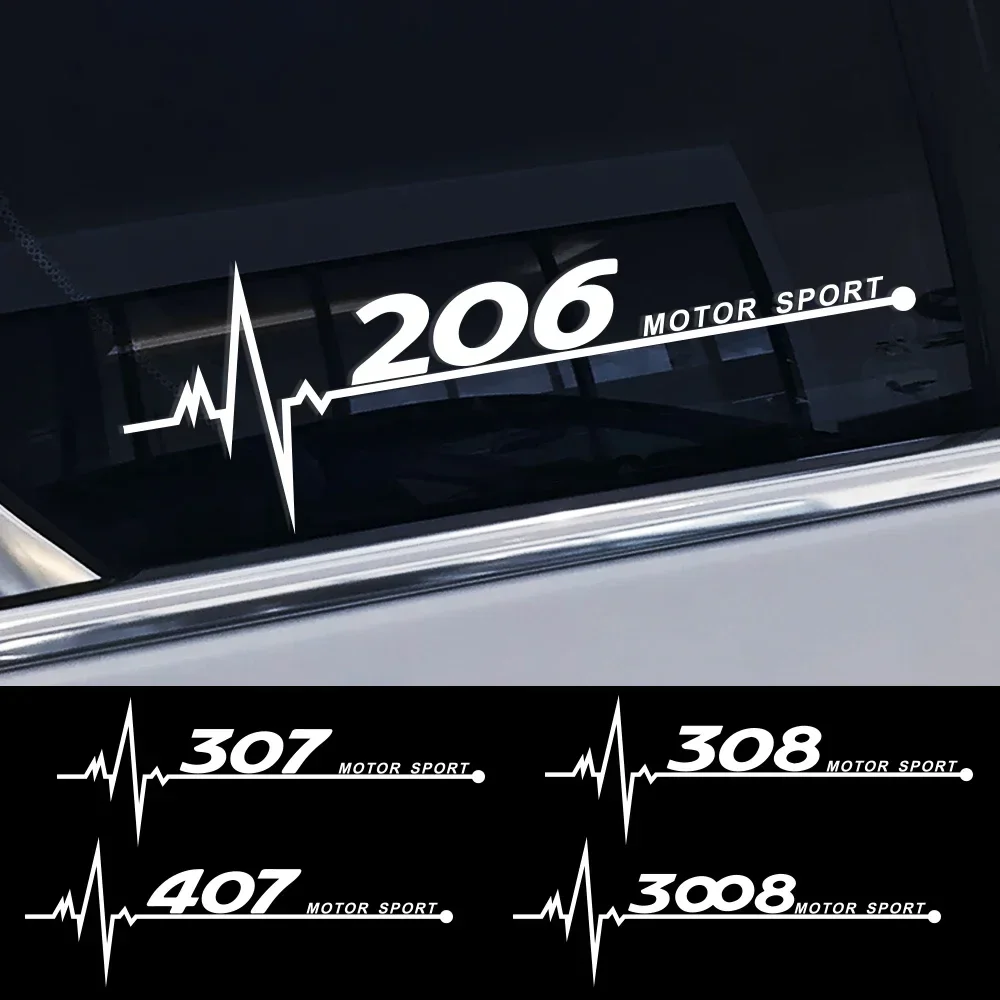 Car-Reflective-PVC-Decor-Side-Window-Sticker-Accessories-For-Peugeot ...