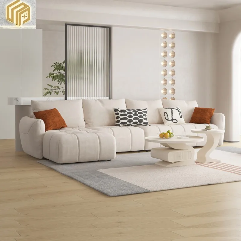 Living-room-science-and-technology-velvet-fabric-sofa-household-small ...