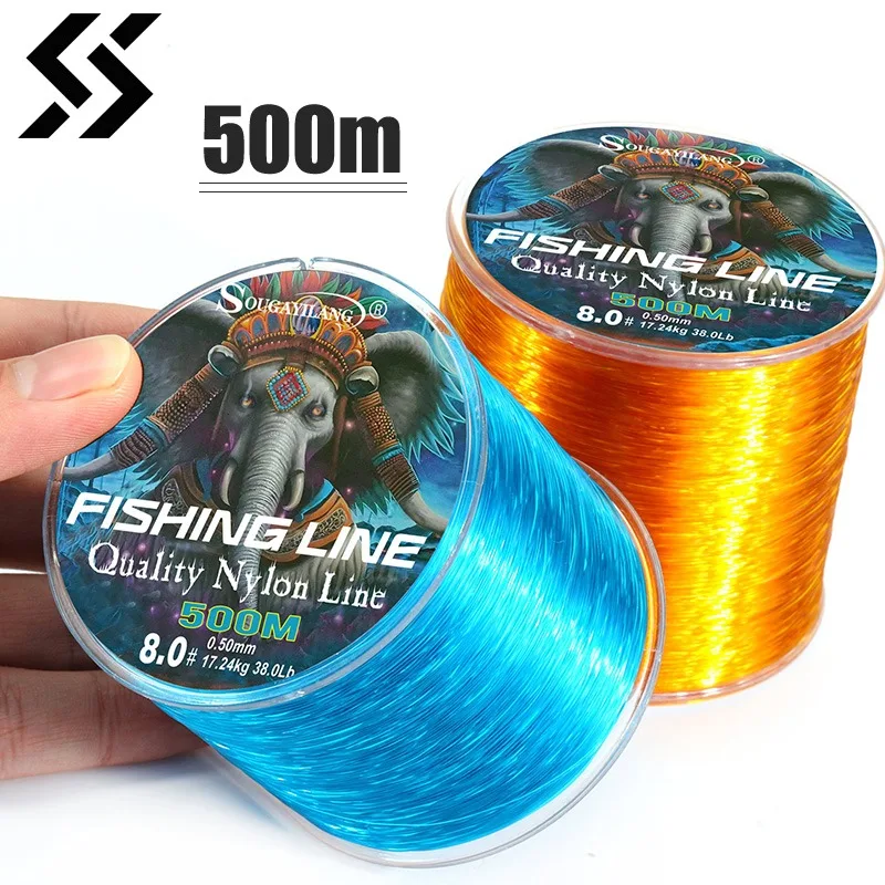 Sougayilang-500m-Nylon-Fishing-Line-Max-Drag-7-38LB-Super-Stronger-Fishing-Line-Japan ...