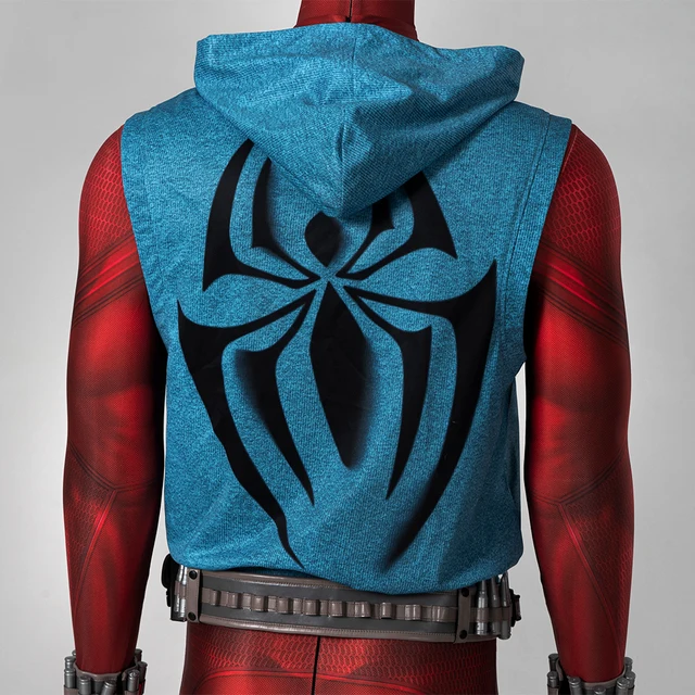 Blue Scarlet Spider Hoodie