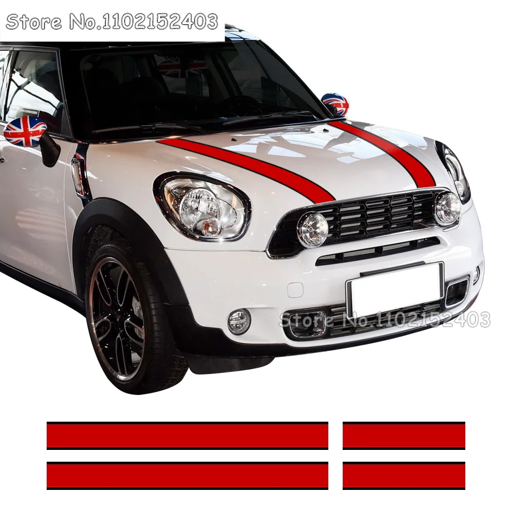Car-Hood-Engine-Cover-Vinyl-Decal-Rear-Trunk-Line-Bonnet-Stickers-Sport ...