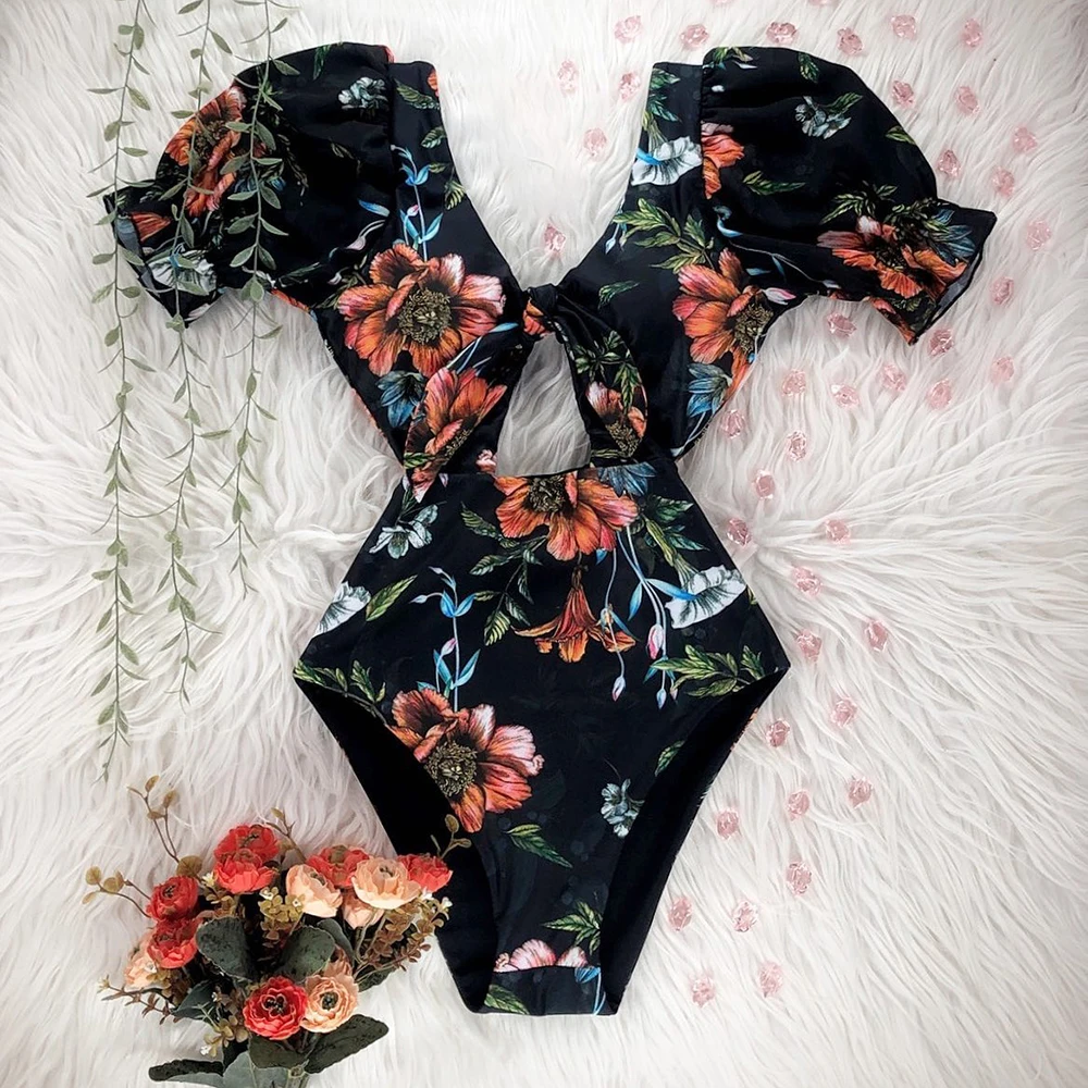 Sexy-plissado-meia-manga-bodysuit-gola-V-feminino-cortado-mai-mai ...