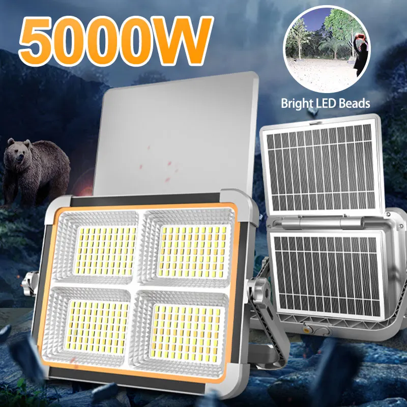 Luz-Solar-port-til-recargable-para-acampada-foco-Reflector-LED ...