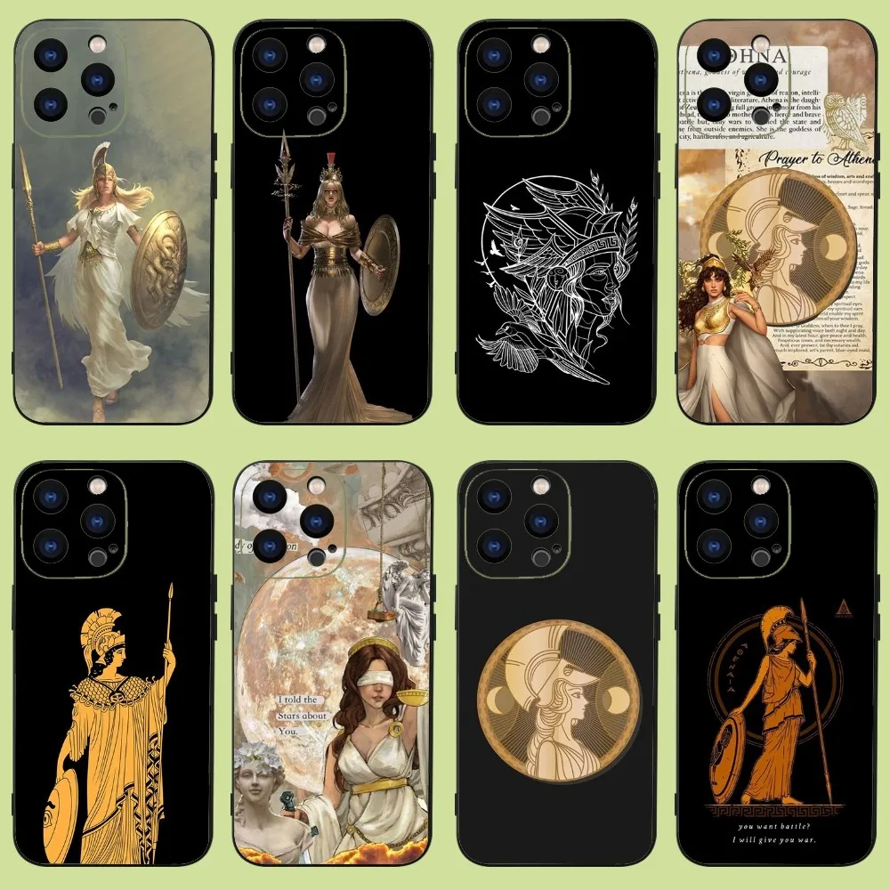 Abstract-Greek-Mythology-Athena-Phone-Case-For-iPhone-15-14-13-12-11 ...