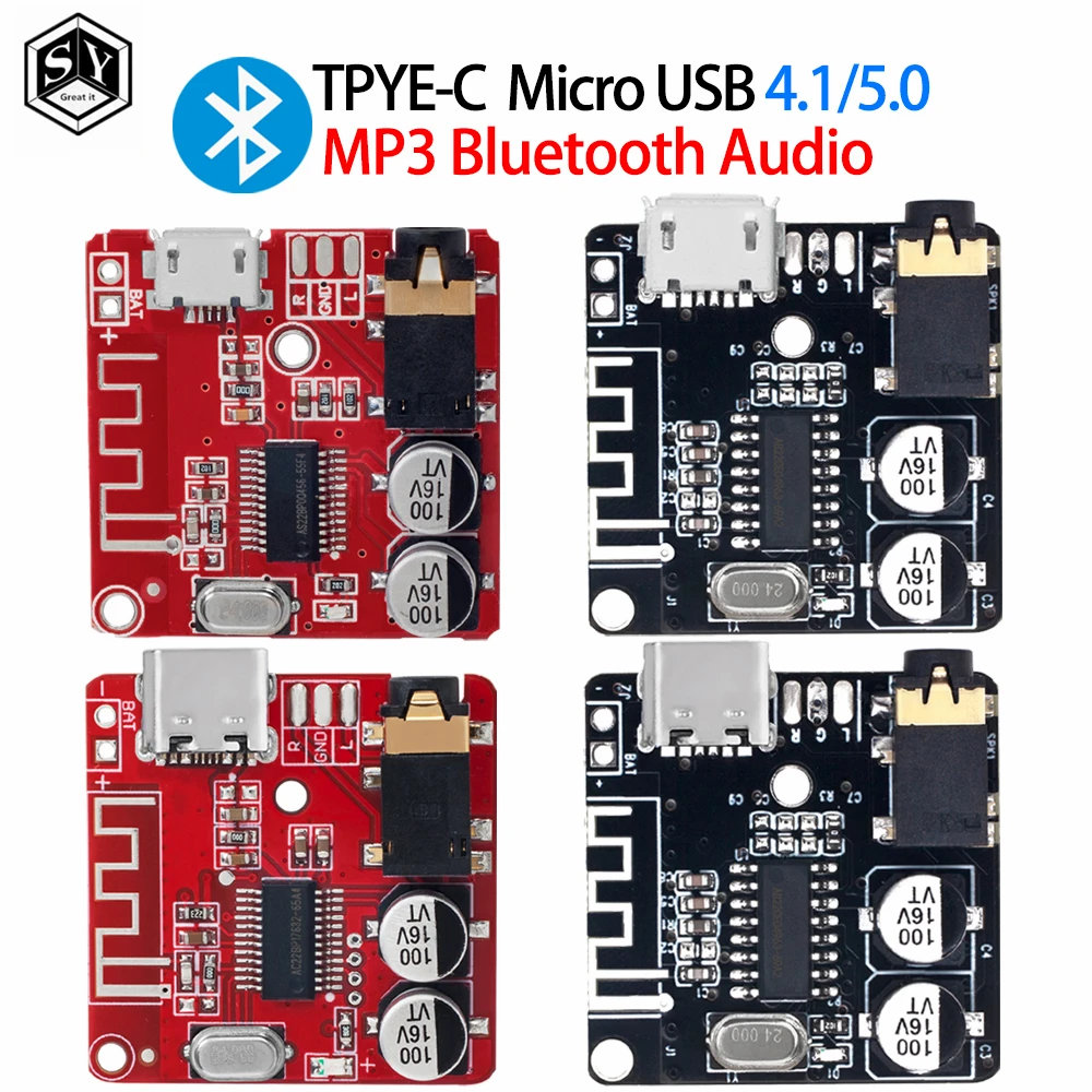 MP3 Bluetooth Decoder Board Lossless Car Speaker Audio Amplifier Board ...