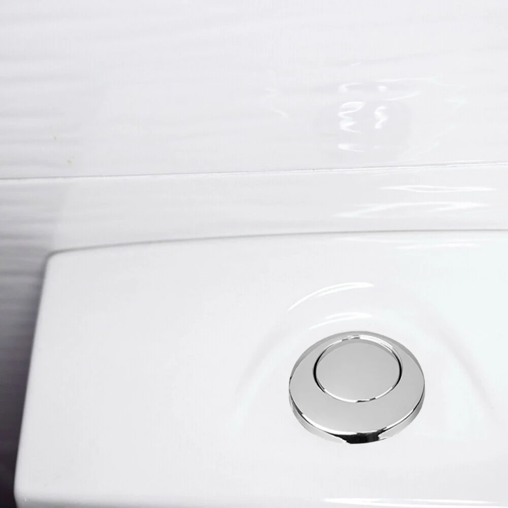Toilet-Single-Flush-Buttons-Water-Tank-Round-Valve-Rods-Push-Buttons ...