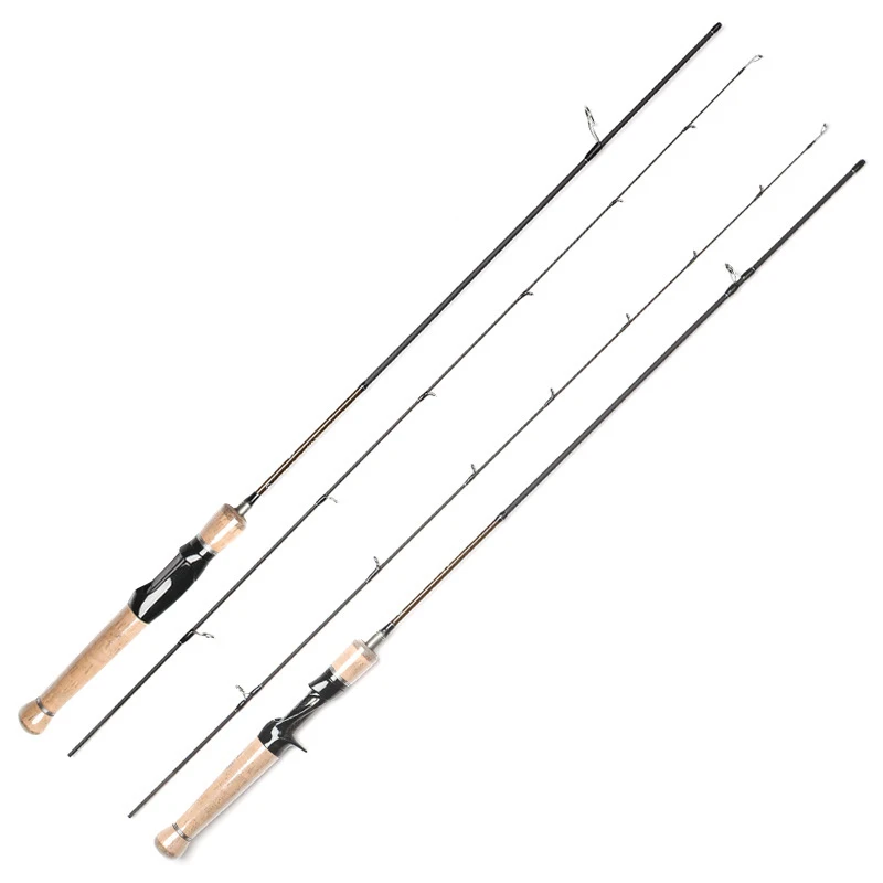 Ultra-Light-Fishing-Rod-carbon-fiber-Wooden-Handle-Spinning-Casting ...