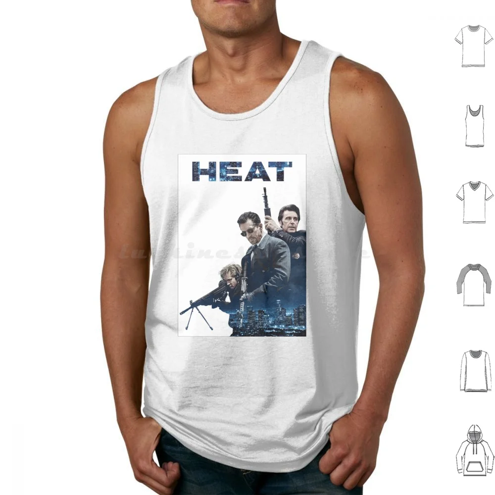 Heat ( 1995 ) Tank Tops Print Cotton Scorsese Movie Film Robert De Niro ...