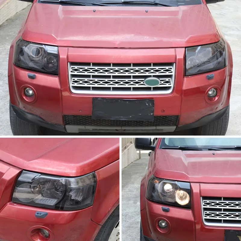 For Land Rover Freelander 2 2007-2015 TPU black yellow car front and ...