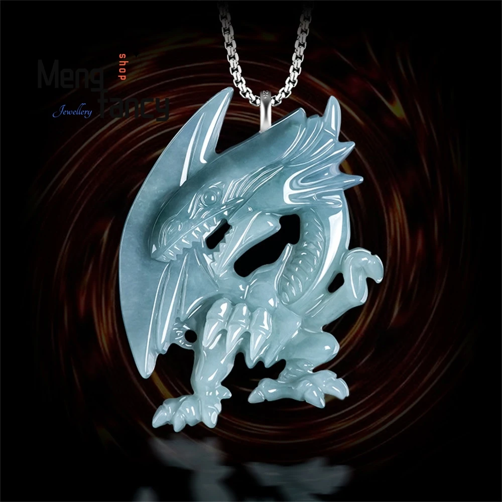 Original Game King Dragon Three-Dimensional Natural A Goods Jade Blue ...