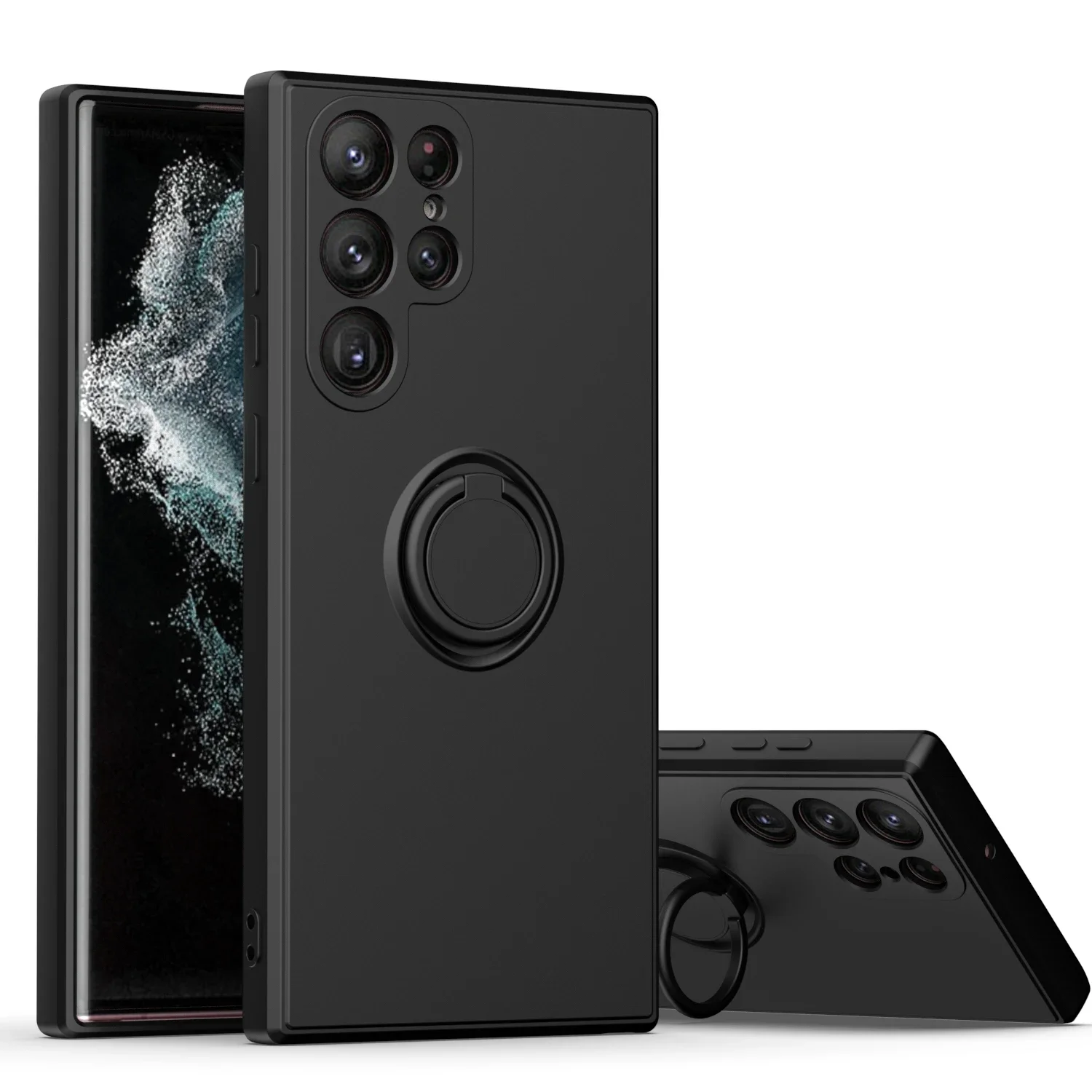 Luxury-Liquid-Silicone-Ring-Holder-Case-for-Samsung-Galaxy-S24-Ultra ...