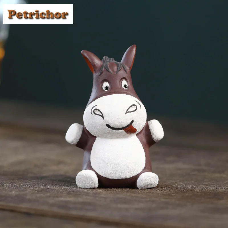 Yixing Purple Clay Cartoon Animal Horse Donkey Tea Pet Boutique Tea ...