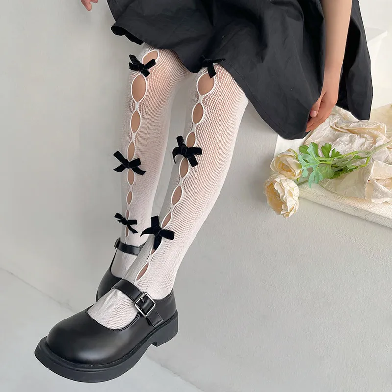 Girls Kids Pantyhose Fishnet Stockings Ballet Dance Thin Tights ...