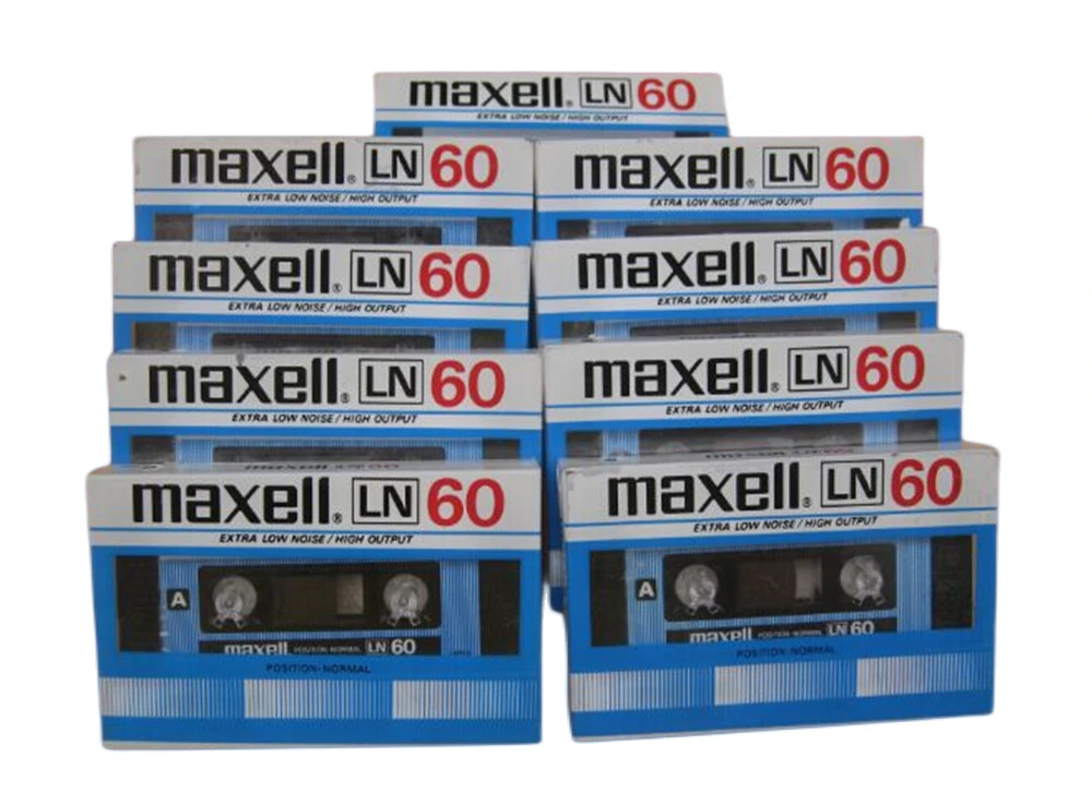 Normal Bias Blank Audio Recording Cassette Tape, Low Noise, 60 Minute ...