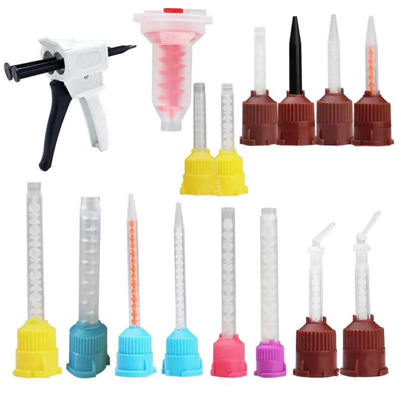 50/100/200 PCS Disposable Dental Mixing Tips Intraoral Tip Mixing Head ...
