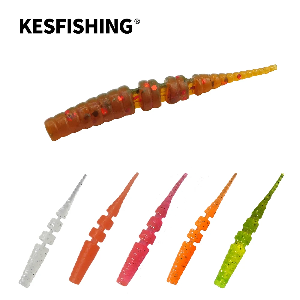 KESFISHING-Jig-Worm-Lures-Polaris-42mm-Pesca-Bass-Trout-Winter-Ice ...