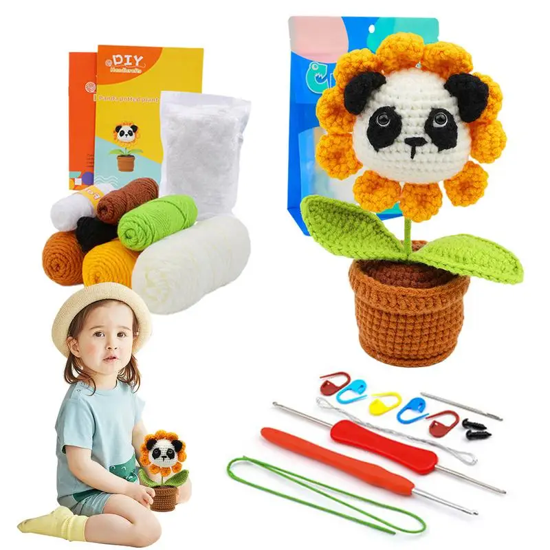 Wobbles-Crochet-Animal-Kit-Beginner-Crochet-Kit-For-Beginners-Knitting ...