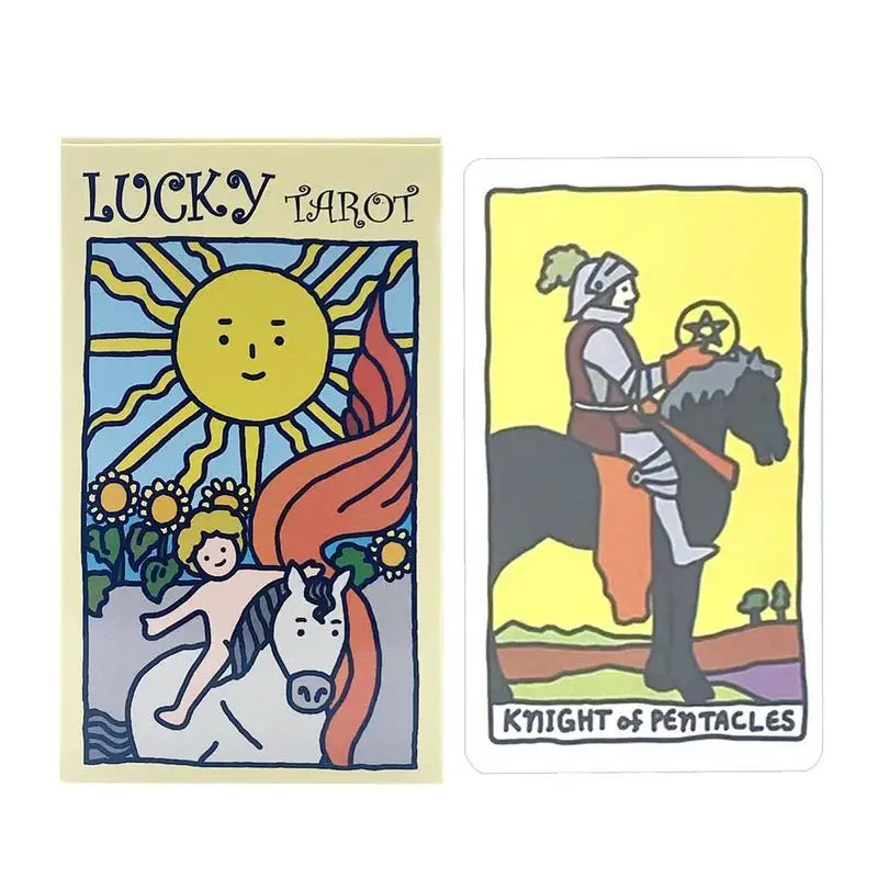 Tarot Oracle Deck 78Pcs Luck Tarot Casual Game Set Flexible Family ...