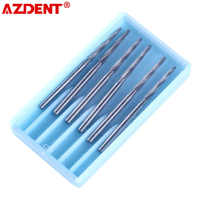 Azdent 6pc Dental Surgical Carbide Bone Cutters Finishing Burs Fg ...