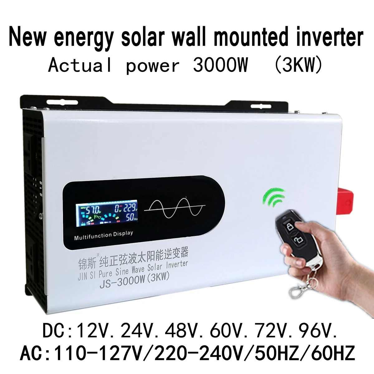Pure Sine Wave Inverter 12v 220v Portable Power Bank Solar Inverter ...