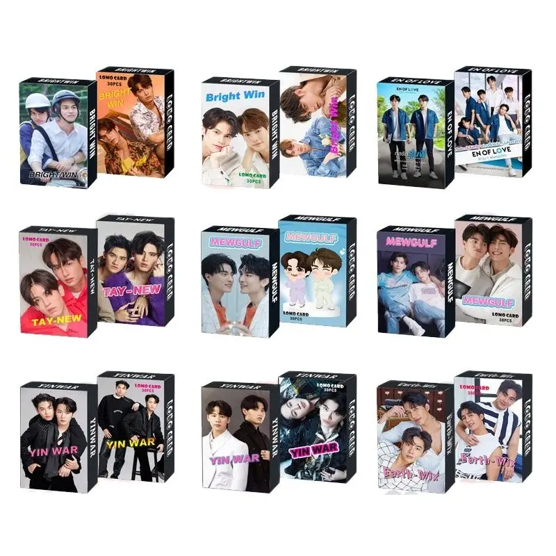30-Sheets-Set-Thailand-Stars-Mewgulf-Earthmix-YINWAR-Lomo-Card-Mini ...
