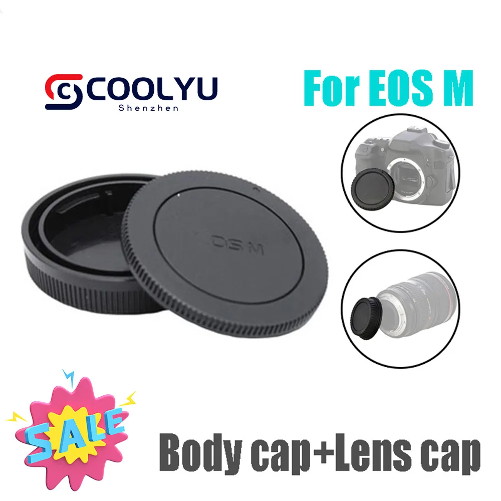 Rear Lens Cap/Cover+camera body cap Protector for Canon EOS-M Mount m1 ...