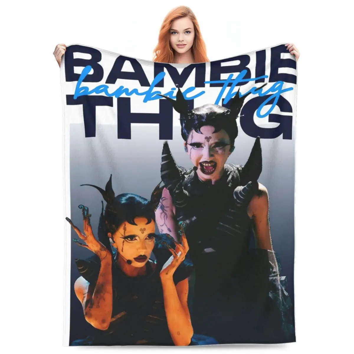 Bambie-Thug-Doomsday-Blue-2024-Song-Concert-Merchandise-Blanket-Fleece ...