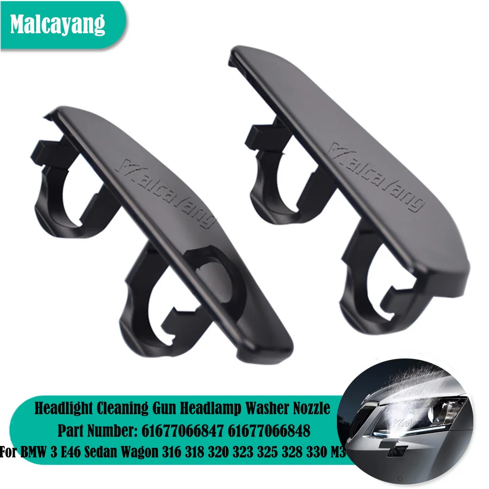 61677066847-NEW-Headlamp-Washer-Nozzle-Jet-Cap-Cover-For-BMW-3-Series ...