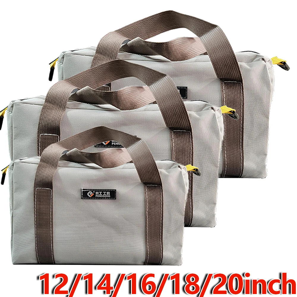 Large-Capacity-Storage-Tool-Bag-Thickened-Canvas-Electrician-Bag ...