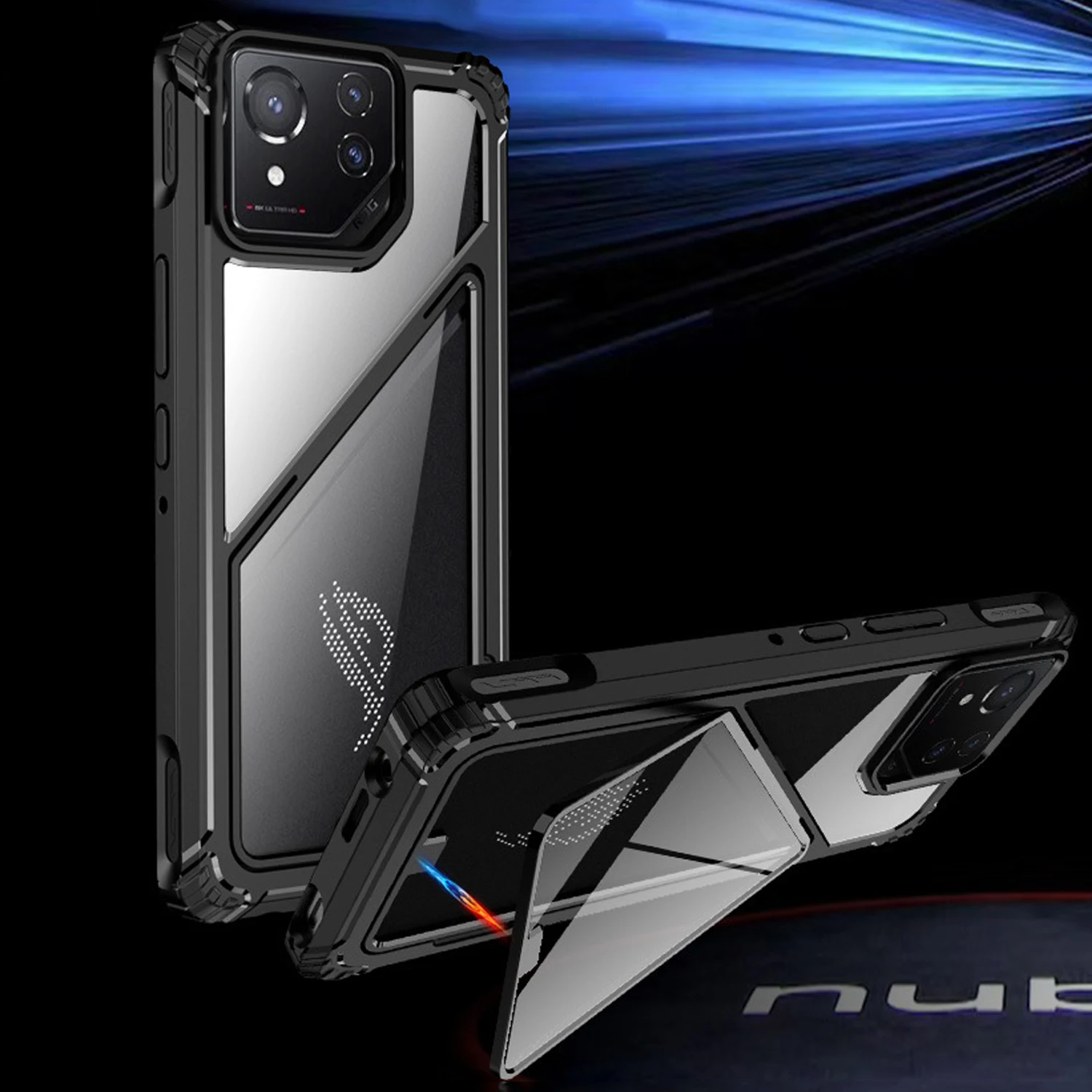 Protective-Case-for-Asus-ROG-Phone-8-Pro-Cover-With-Phone-Holder-Shell ...